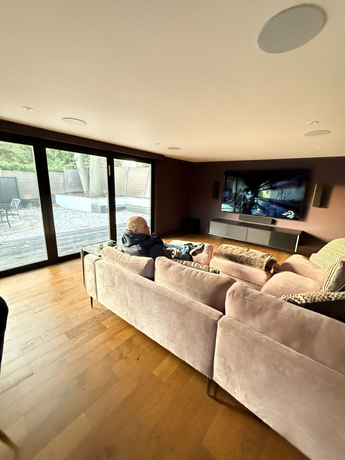 David & Bijal & Family, Wheatstone, London - Into The Garden Room